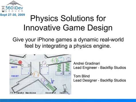 Physics Solutions For Innovative Game Design Pdf