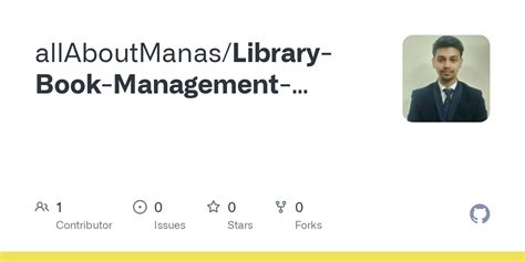 GitHub AllAboutManas Library Book Management System