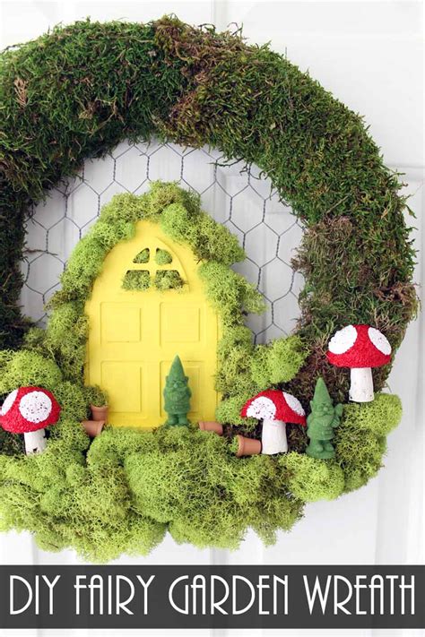 Fairy Wreath Diy Easy Garden Spring Wreath Idea Angie Holden The