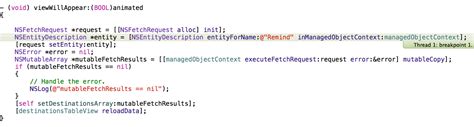 Ios Core Data Giving Error Stack Overflow