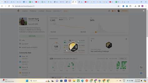 Saurabh Gupta On Linkedin Leetcode Marchbadges Consistency
