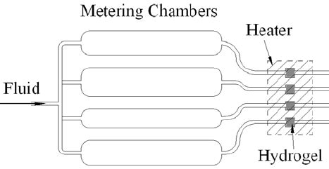 A Schematic Of The Flow Distribution And Metering Component Four Download Scientific Diagram
