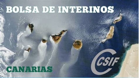 CSIF Bolsa de interinos de Canarias modificación plazo alegaciones