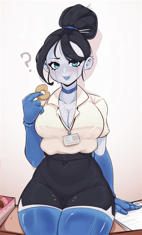 Rule 34 Android Beepo Chunkymoon Donut Office Office Lady Robot