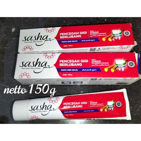 Sasha Herbal Toothpaste 150g Shopee Malaysia