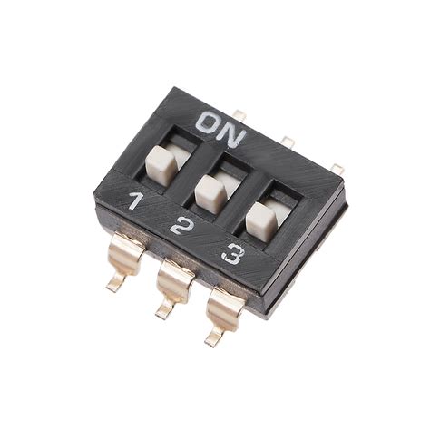 50 Pcs Black Dip Switch 1 2 3 Positions 254mm Pitch For Circuit Pcb