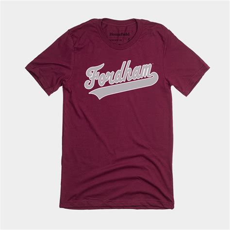 Fordham Baseball Script Tee Homefield