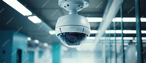 Premium Ai Image Cctv Security Camera Or Surveillance Camera In