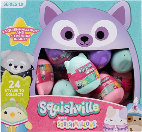 Squishmallows Squishville Egg Set 24 Piece Mini Series10 Official