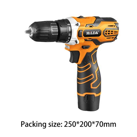 Portable Impact Cordless Drill 25nm Torque Electri Vicedeal
