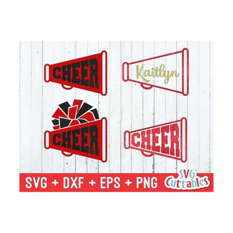 Cheer Megaphone Svg Cheer Cone Svg Eps Dxf Cheerlead Inspire