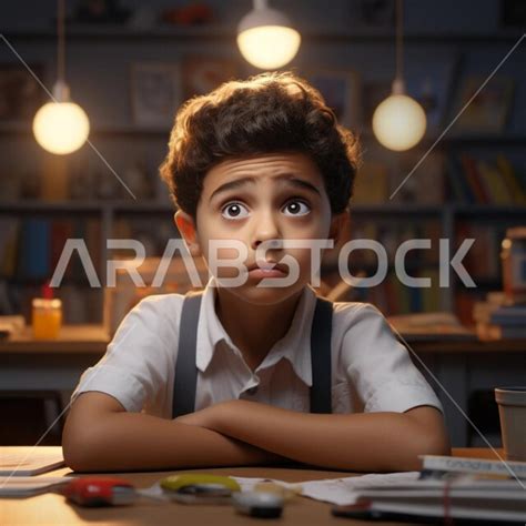 التفكير وشرود الذهن، النظر إلى مكان ما بإيماءات العبوس والملل، الشعور