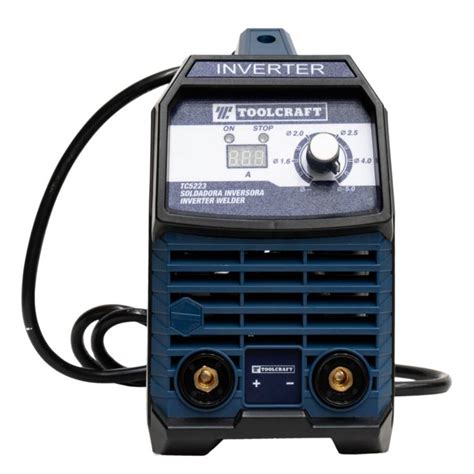Soldador Inversor 200 A Bivoltaje Toolcraft Para Smaw Y Tig Toolcraft