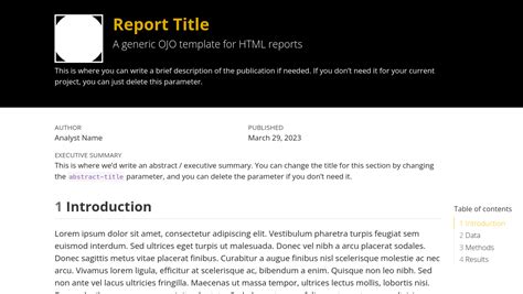 GitHub Openjusticeok Ojo Report Template