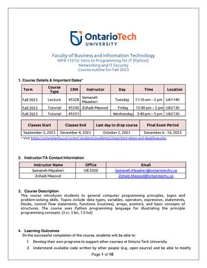 Tutorial 3 Tutorial 3 Practice Problems Faculty Of Engineering And