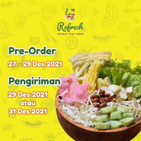 Refrezh Pre Order Asinan Betawi By Refrezh Dibuka Lagi