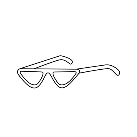 Sunglasses In Doodle Style 24381964 Vector Art At Vecteezy