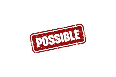 Posible Sello De Goma Grunge Vector Premium