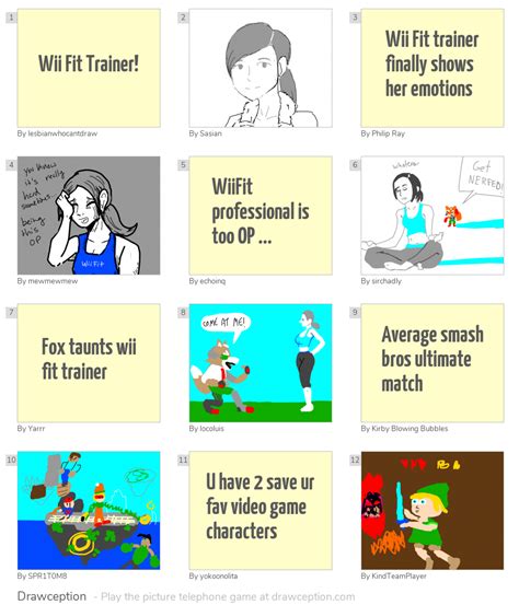 Wii Fit Trainer Drawception