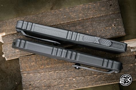 Microtech Combat Troodon Gen Iii Otf Automatic Knife Natural Grey 38