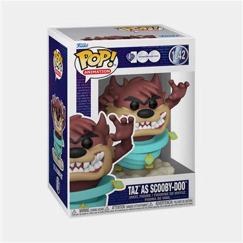 Funko Pop Animation Warner Bros 100th Anniversary Taz As Scooby