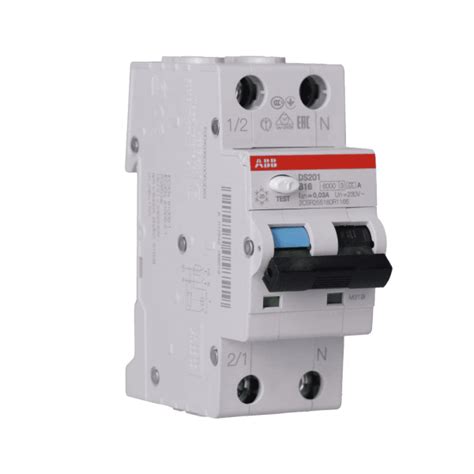 ABB Fi Schutzschalter Pro M Compact 16A Mit Sicherung DS201A B16 0 03