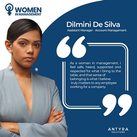 Dilmini D On Linkedin Womeninmanagement