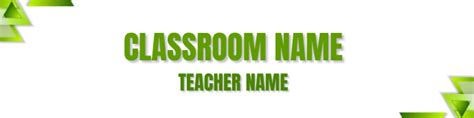 Plantilla De Classroom Header Postermywall