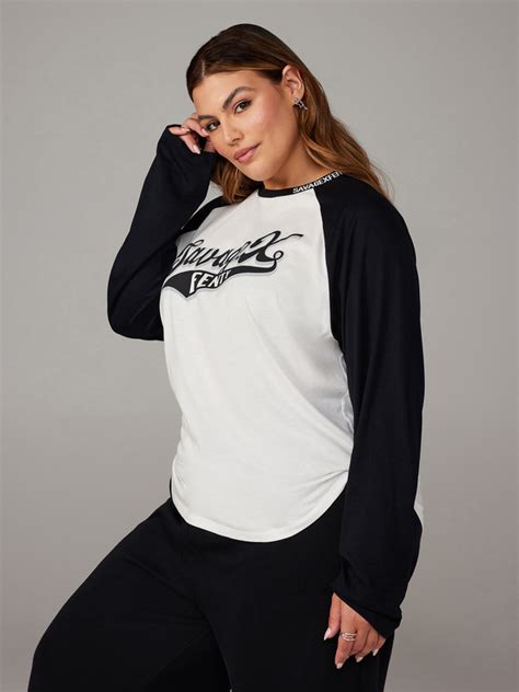 Classic Team Graphic Raglan Baseball Tee Savage