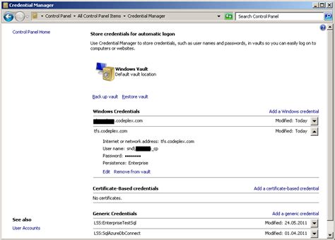 Store Codeplex Credentials Adis Jugo Blog