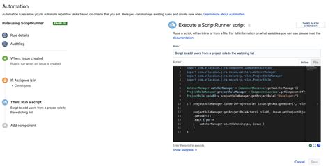 Automation For Jira How To Create A Rule That Adds To The Watcher