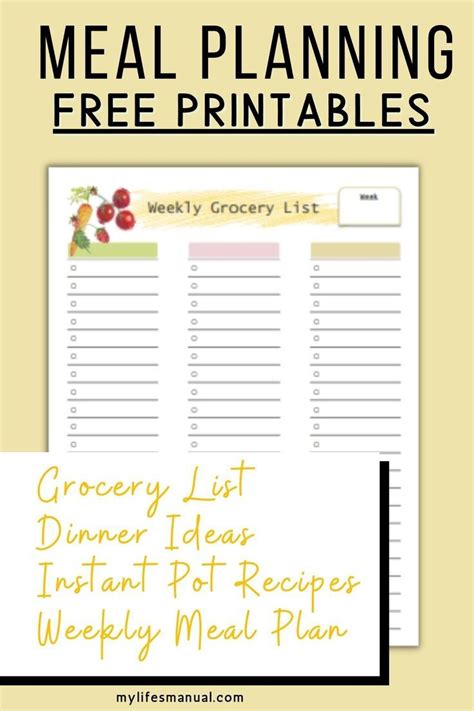 Tips For Meal Logging Planning With Recipe Cards Artofit