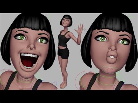 Free Natalie Maya Rig Coming Soon Facial Demo WIP YouTube