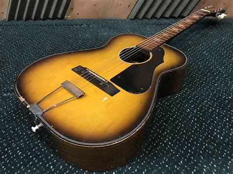 Vintage 1966 Decca Mij Lawsuit Era Acoustic Guitar For Parts Reverb