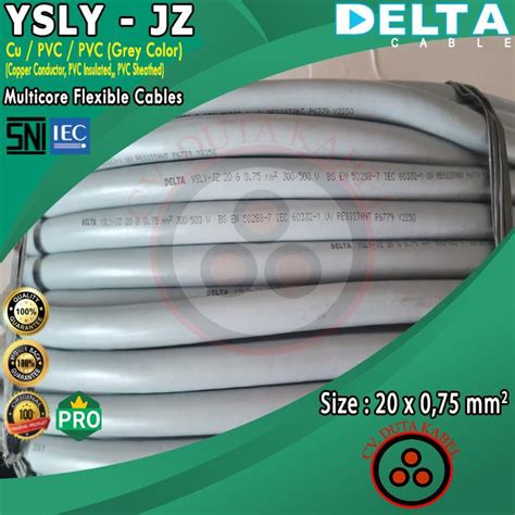 Kabel Ysly Jz 20x075 Mm2 Delta 20x075mm220x075 Mm220 X 075mm2