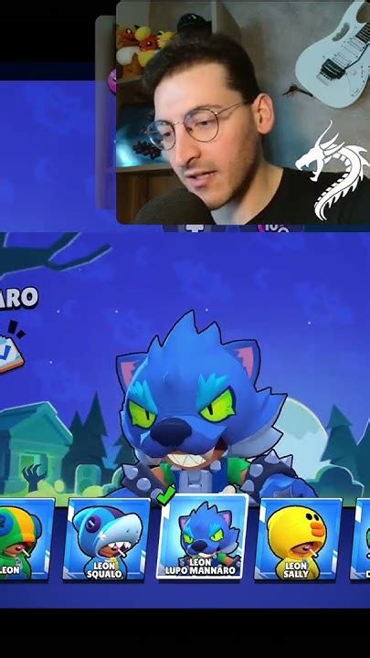 Leon Lupo Mannaro Bianco🐺 Brawlstars Supercell Gaming Memes Kenji