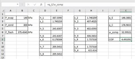 Solver Solution For Optimisation Of The Two Stage Cycle Download