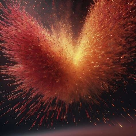 Premium Ai Image Abstract 3d Rendering Of Flying Particles