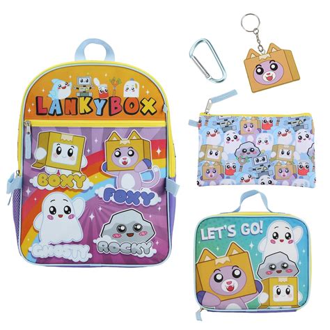 Bioworld Unisex Lankybox Backpack Lunchbox Pencil Case