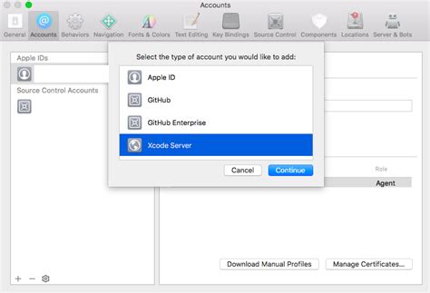 Login To Xcode Server Stuck Unable To Perform The Request CFNetwork