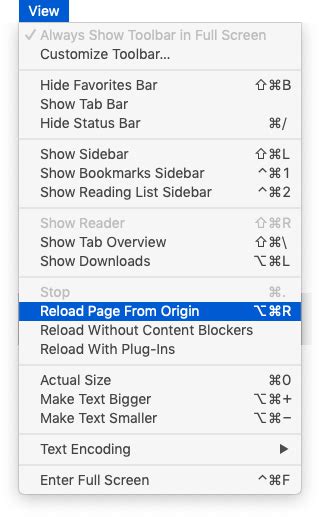 Mac Safari Secrets How To Reload A Stubborn Web Page • One Minute Macman
