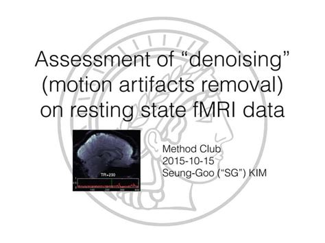 Assessment Of “denoising” Motion Artifacts Removal On Resting State