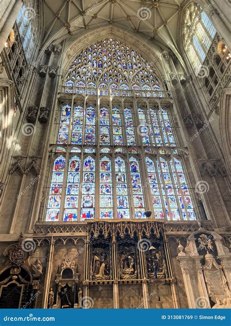 A View Of The Interior Of York Minster Editorial Stock Image Image Of