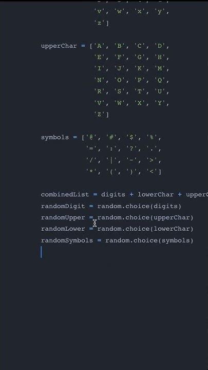 Generate Passwords In Python 😱👀 Coding Shorts Python Tricks Youtube