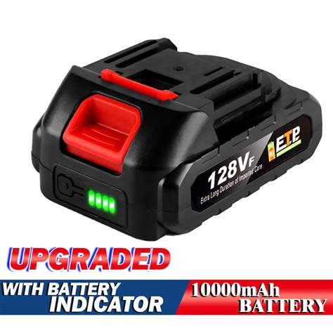 18V Recarregável 10000mAh Bateria De Iões De Lítio Bateria De Lítio