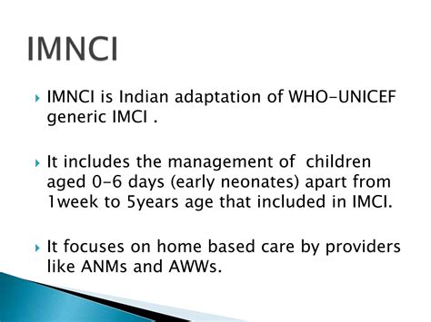 Imnci Programmeppt