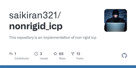 Github Saikiran321nonrigidicp This Repository Is An Implementation