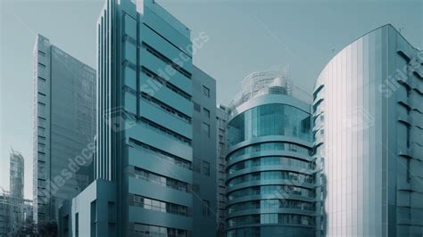 Building Blue Big Summer Powerpoint Background For Free Download Slidesdocs