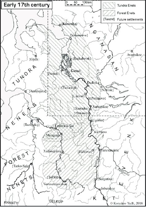 Forest Enets And Tundra Enets In The 17 Th Century Khanina Et Al Download Scientific Diagram