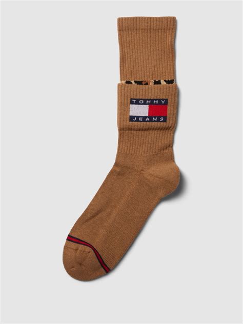 Tommy Jeans Socken Mit Label Details Modell Fold Camel Online Kaufen